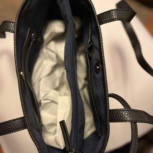 Chaps | Bags | Chaps Red Green And Black Checked Tote With Black ...